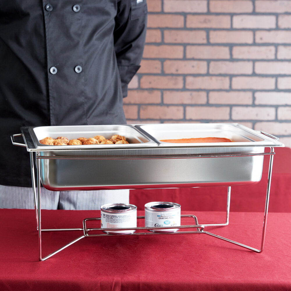 Vollrath 46872 Heavy Duty Chrome Plated Stackable Wire Chafer Stand