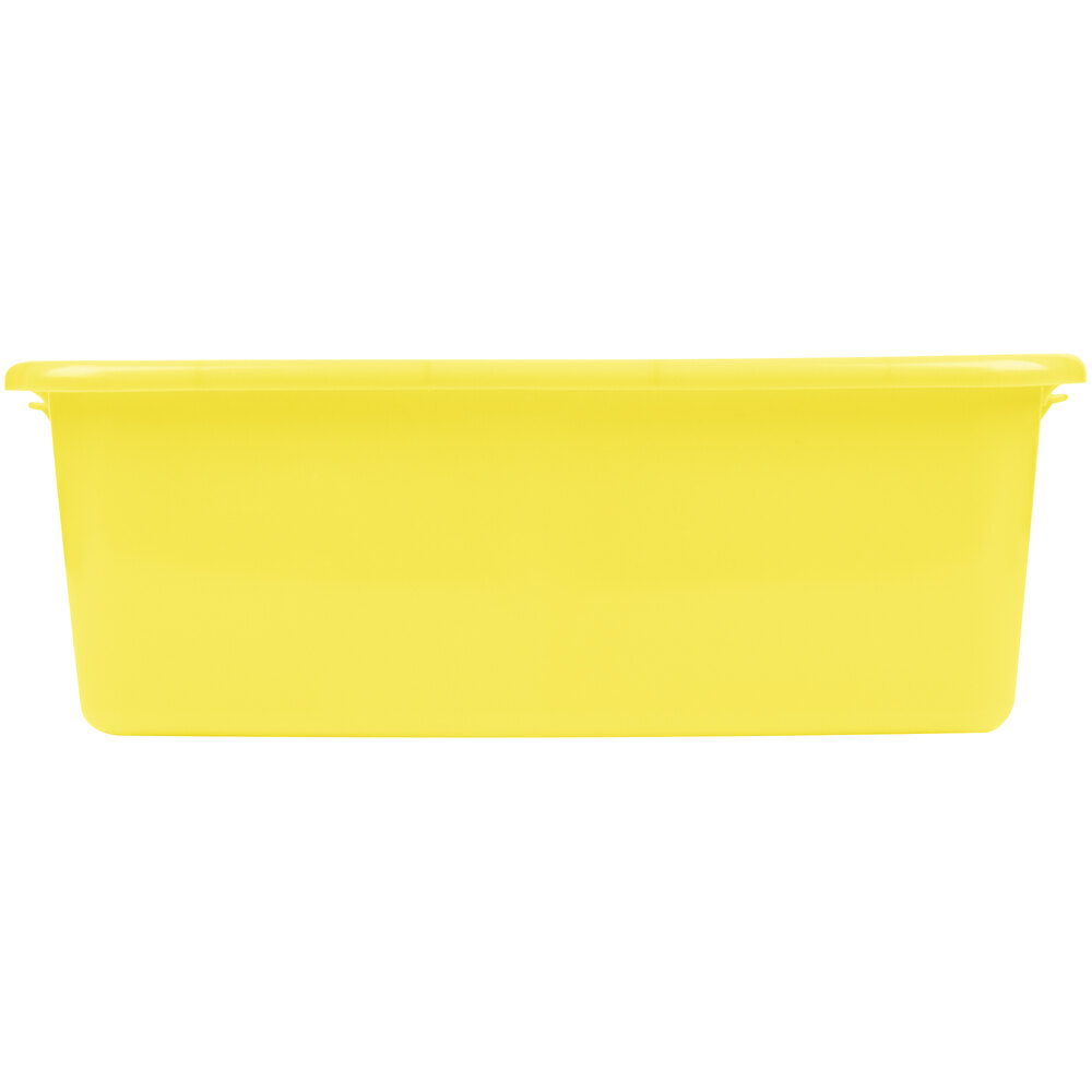 Vollrath 1517-C08 Perforated Drain Box - Traex Color-Mate Yellow 20" x ...