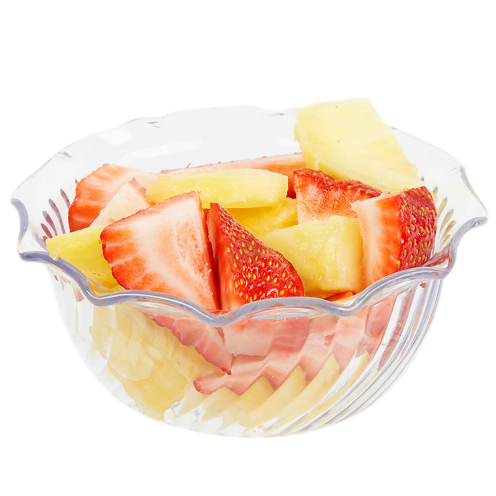 Carlisle 453507 Clear 8 oz. Tulip Berry Dish - 48/Case