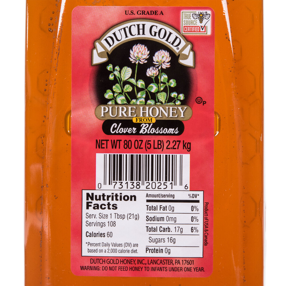 Dutch Gold 5 lb. Clover Honey