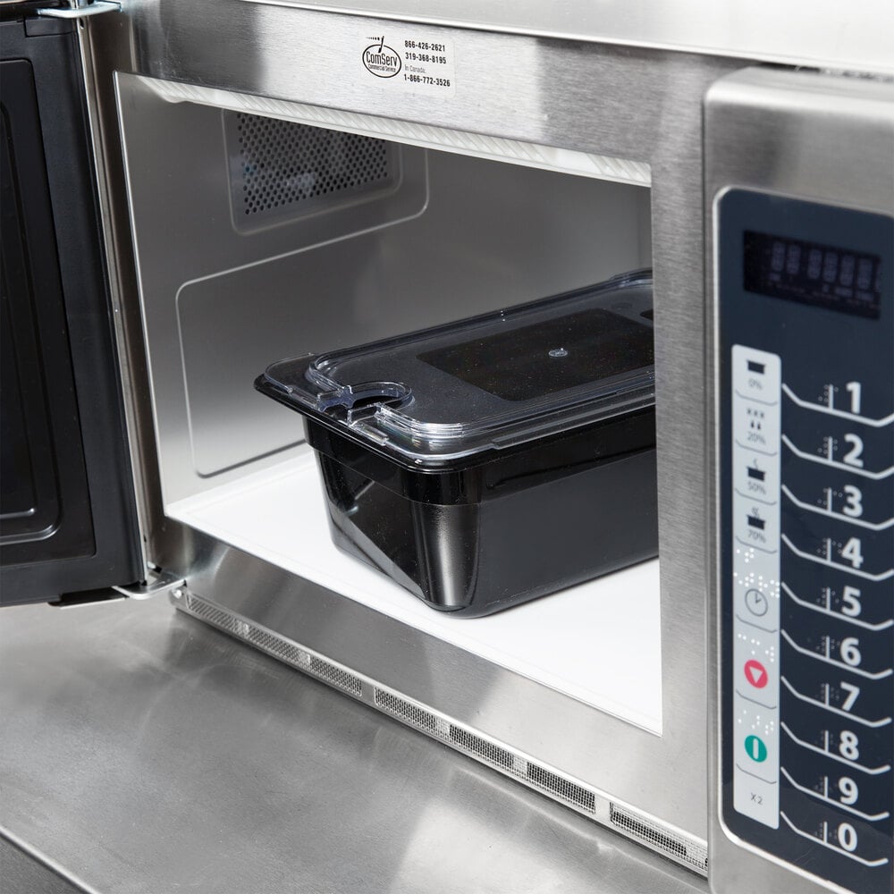 Amana RFS12TS Medium Duty Stainless Steel Commercial Microwave with ...