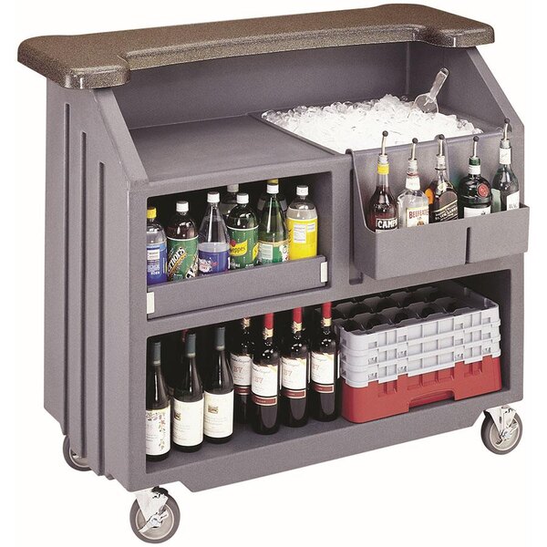 Cambro BAR540DS672 Granite Sand and Cocoa Designer Series Cambar 54 ...