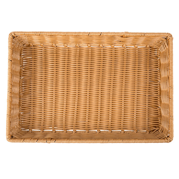 GET WB-1553-HY Designer Polyweave 16 1/4" x 11" x 2 1/2" Honey ...