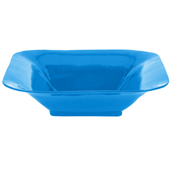 Tablecraft CW3520SBL Sky Blue Cast Aluminum 8 Qt. Square Bowl