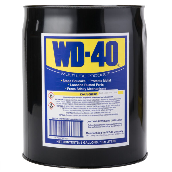 WD-40 49012 5 gallon / 640 oz. Heavy Duty Lubricant