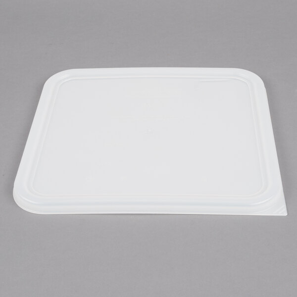 Rubbermaid® 12, 18, and 22 Qt. White Square Polyethylene Food Storage ...