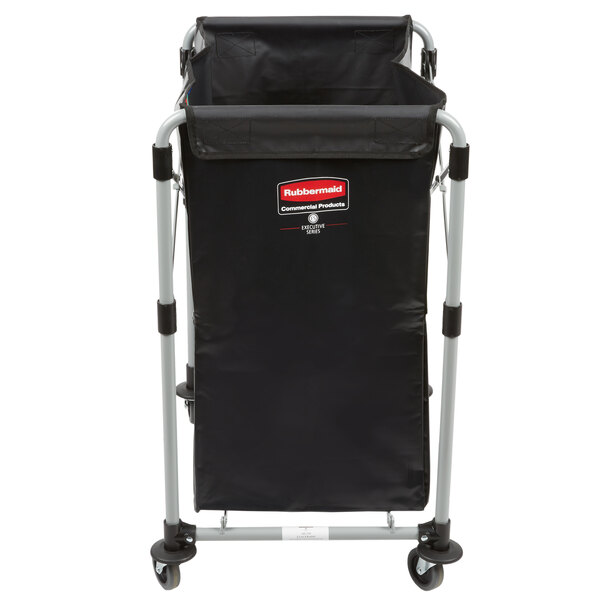 Rubbermaid Laundry Cart, 4 Bushel X-Frame Collapsible Folding Cart ...