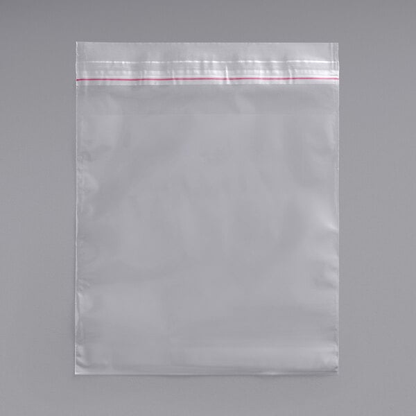 Resealable plastic bag store