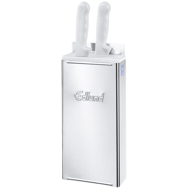 Edlund KR-50W 12" HACCP Enclosed Stainless Steel Knife Rack with White ...