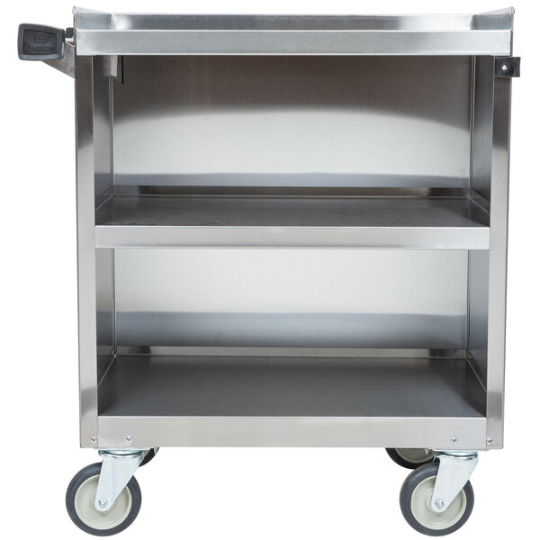 Lakeside 822B 3 Shelf Heavy Duty Stainless Steel Utility Cart with ...