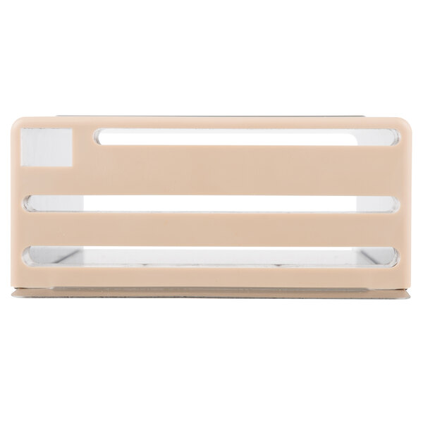 Edlund KR-50T 12" HACCP Enclosed Stainless Steel Knife Rack with Tan Insert