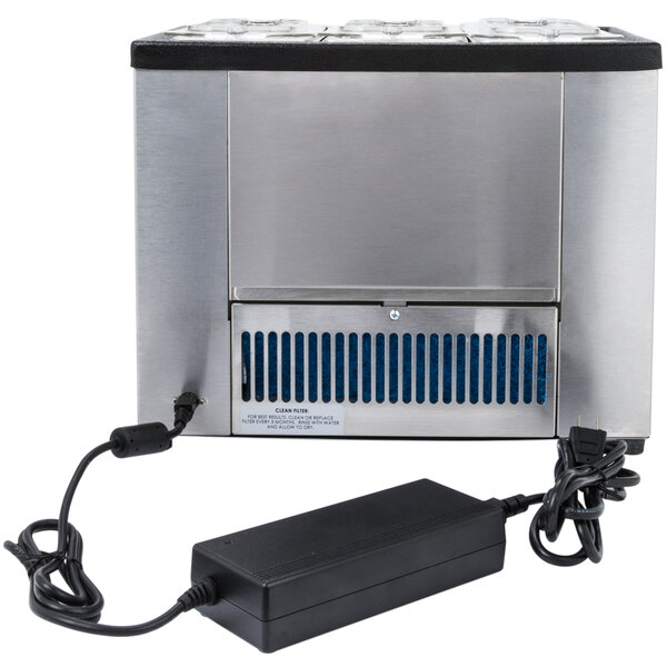 Nemco 9020-3 Countertop Cold Condiment Chiller with Three 1/9 Size Food ...