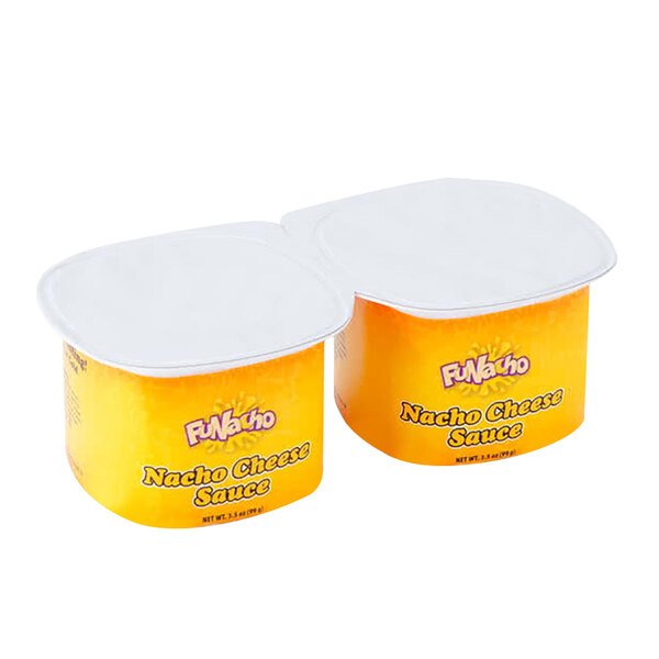 FUNacho Individual Nacho Cheese Cups - 48/Case (3.5 oz. Packets)