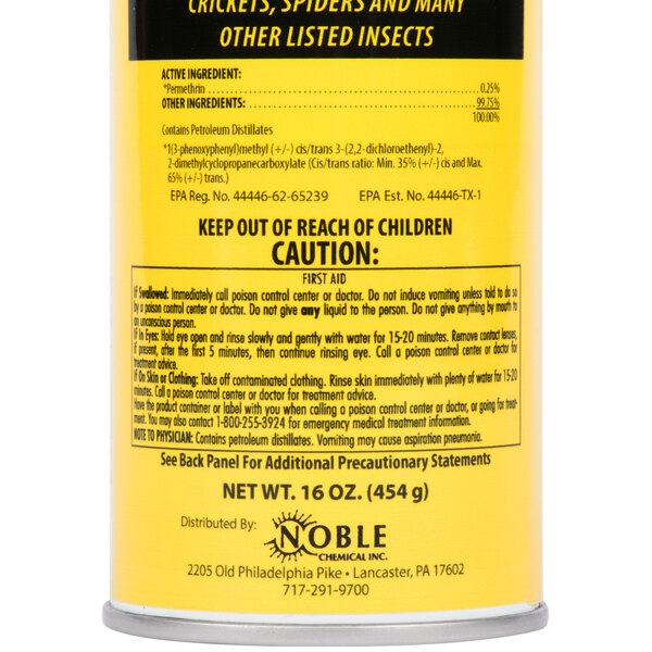 16 oz. Noble Chemical Terminate Aerosol Crawling Insect Killer