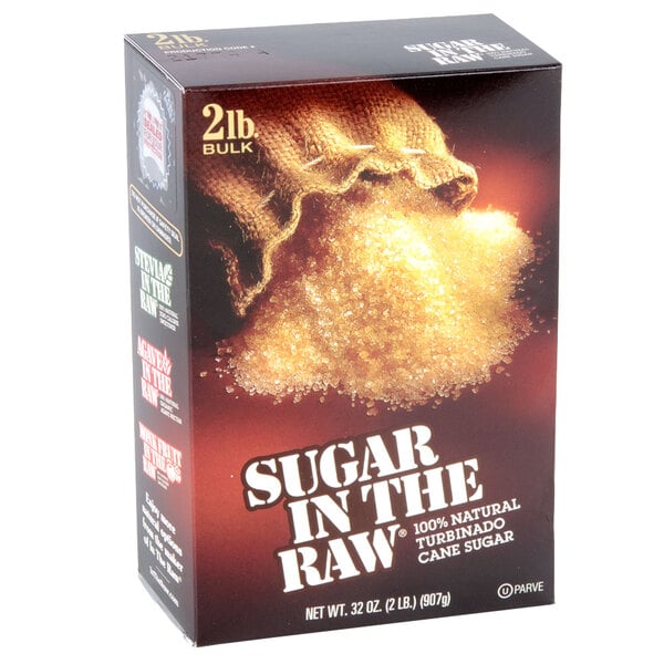 Sugar In The Raw 2 lb. Box - 12/Case