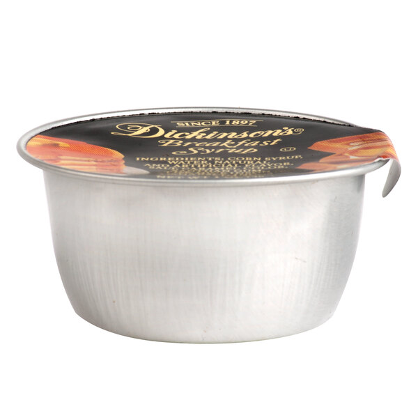 Dickinson's Breakfast Syrup 1 oz. Portion Cup - 100/Case
