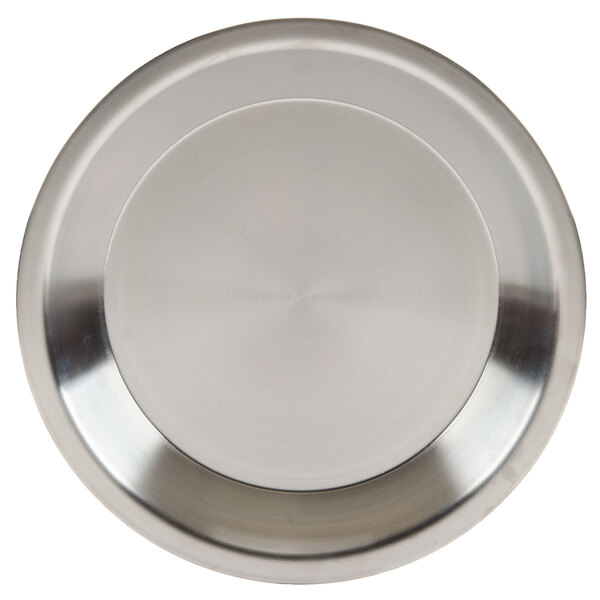 American Metalcraft 918SS 9 1/8" x 1" Stainless Steel Pie Pan