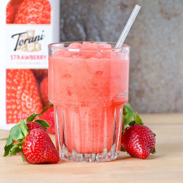 Torani 1 Liter Strawberry Puree Blend