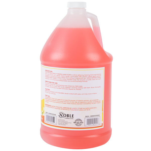Noble Chemical Novo 1 Gallon / 128 oz. Foaming Anti-Bacterial ...