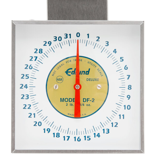 Edlund DF-2 Deluxe 32 oz. Portion Scale with 6" x 6 3/4" Platform