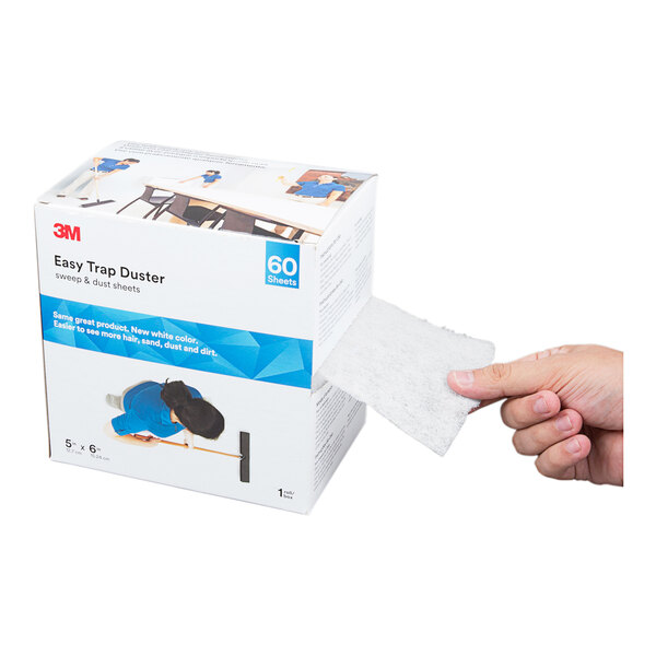 3M 59032W Easy Trap 5" x 6" x 30' Duster Sheet Roll