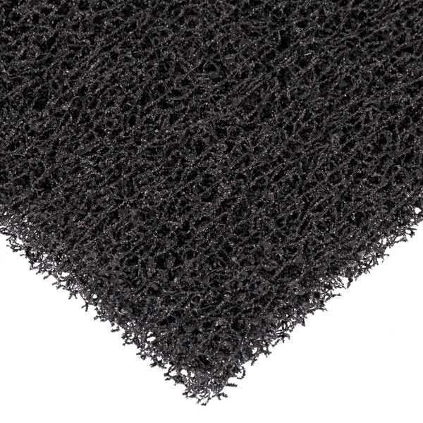 3M 7300 14" x 32" Black High Productivity Stripping Pad - 10/Case