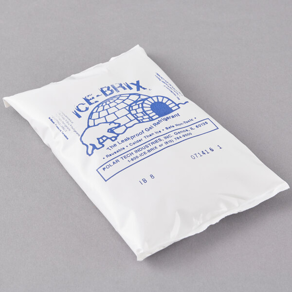 Polar Tech 8 oz. Ice Brix Leakproof Cold Pack - 36/Case