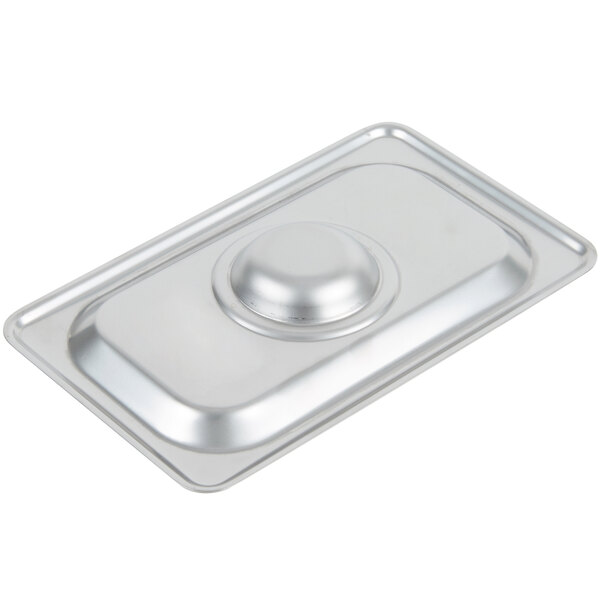 Choice 1/9 Size Stainless Steel Solid Steam Table / Hotel Pan Cover
