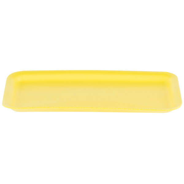 Genpak 1010S (#10S) Foam Meat Tray Yellow 10 3/4" x 5 3/4" x 1/2" - 500 ...