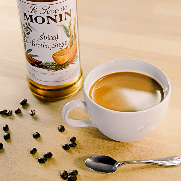 Monin 750 mL Premium Spiced Brown Sugar Flavoring Syrup Monin 750 mL Premium Spiced Brown Sugar Flavoring Syrup