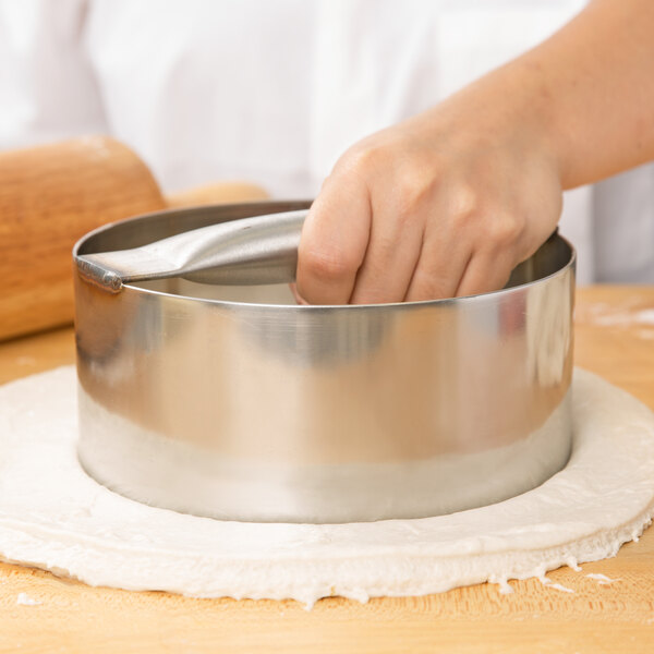 American Metalcraft RDC7 7" x 3" Stainless Steel Dough Cutting Ring