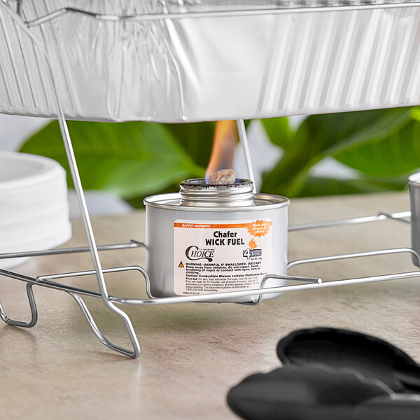 Chafing Dish Fuel (4-Hour Wick) - 24/Case | WebstaurantStore