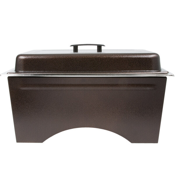 Sterno Full Size Copper Vein Fold Away Chafer with Lid and Full Size Pan