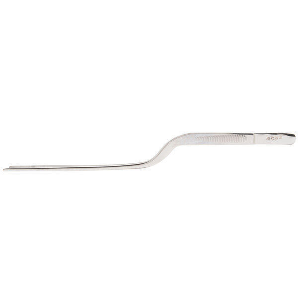 Mercer Culinary M35137 7 7/8" Offset Precision / Plating Tongs