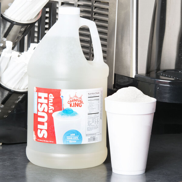 Carnival King 1 Gallon Neutral Slushy Syrup