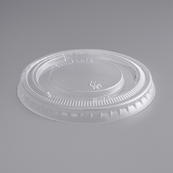 Choice 3.25-5 oz. Clear Plastic Lid - 50/Pack