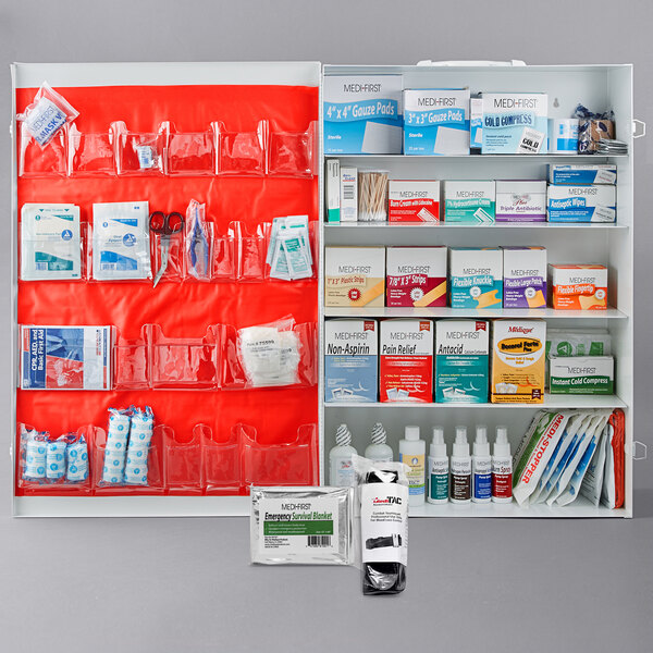 Noble Products First Aid Kit Cabinet - Class B - 1465-Piece, 5 Shelf