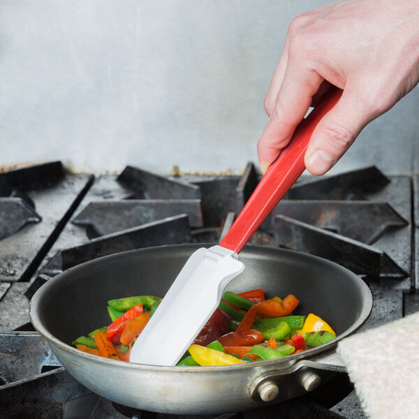 Rubbermaid FG1962000000 9 1/2" Red High Temperature Silicone Spatula