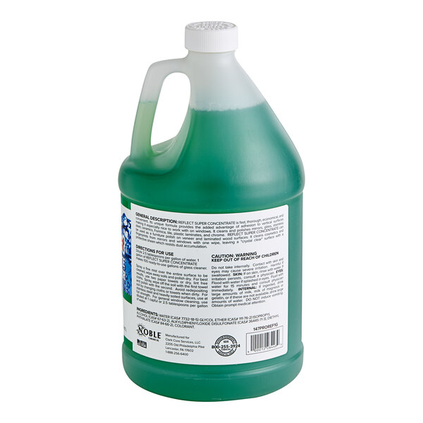 Noble Chemical 1 gallon / 128 oz. Reflect Super Concentrated Glass ...