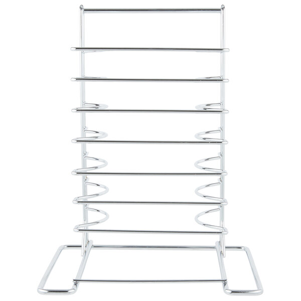 American Metalcraft 19107 7 Slot Wall Mounted Pizza Pan Rack