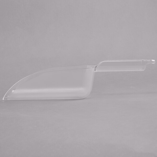 Choice 24 oz. Clear Plastic Utility Scoop
