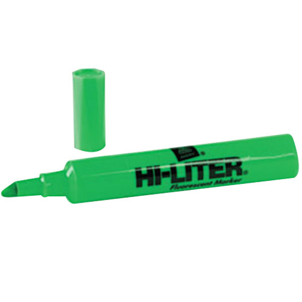 Avery 24020 Hi-Liter® Fluorescent Green Chisel Tip Desk Style ...