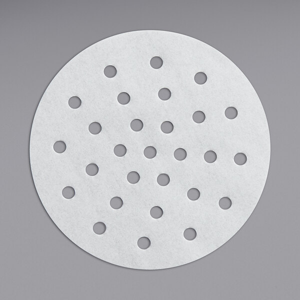 Choice 5" Perforated Round Patty Paper - 500/Pack