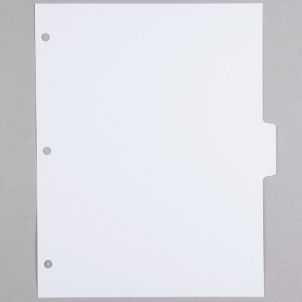 Avery 20406 Print On 5 Tab 3 Hole Punched White Printable Tabs 150 Box