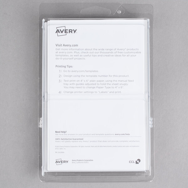 Avery 5496 1 1/4" Light Blue Round Removable Write-On / Printable ...