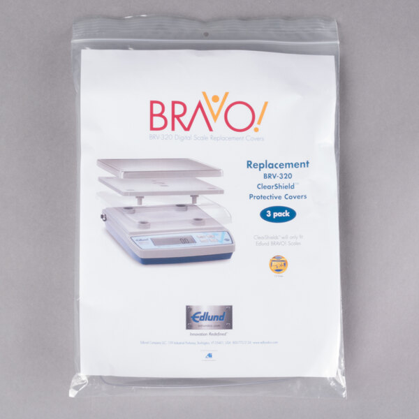 Edlund CV074 ClearShield Protective Scale Cover for BRV-320 - 3/Pack