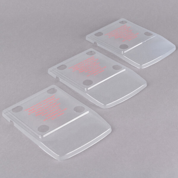Edlund CV073 ClearShield Protective Scale Cover for BRV-160 - 3/Pack