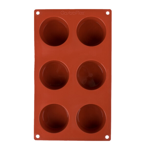 Matfer Bourgeat 257915 Gastroflex Silicone 6 Compartment Muffin Mold