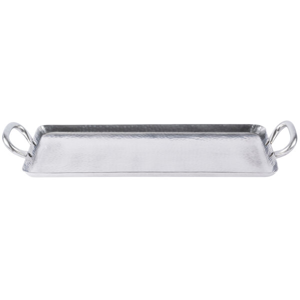 American Metalcraft G21 21 3/4" x 9" Small Rectangular Hammered ...