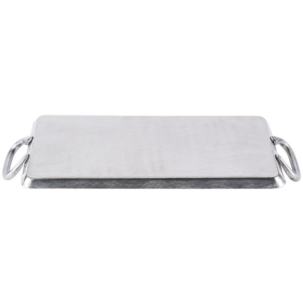 American Metalcraft G21 21 3/4" x 9" Small Rectangular Hammered ...
